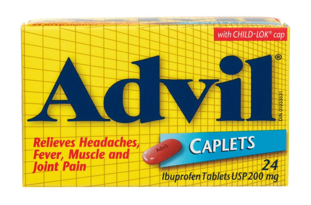 Advil Caplets 24 x 200mg Ibuprofen - Temporary Pain Reliever / Fever ...